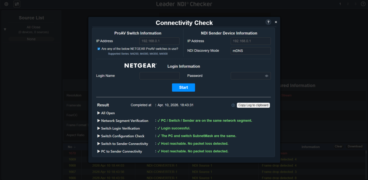 NDI® Checker